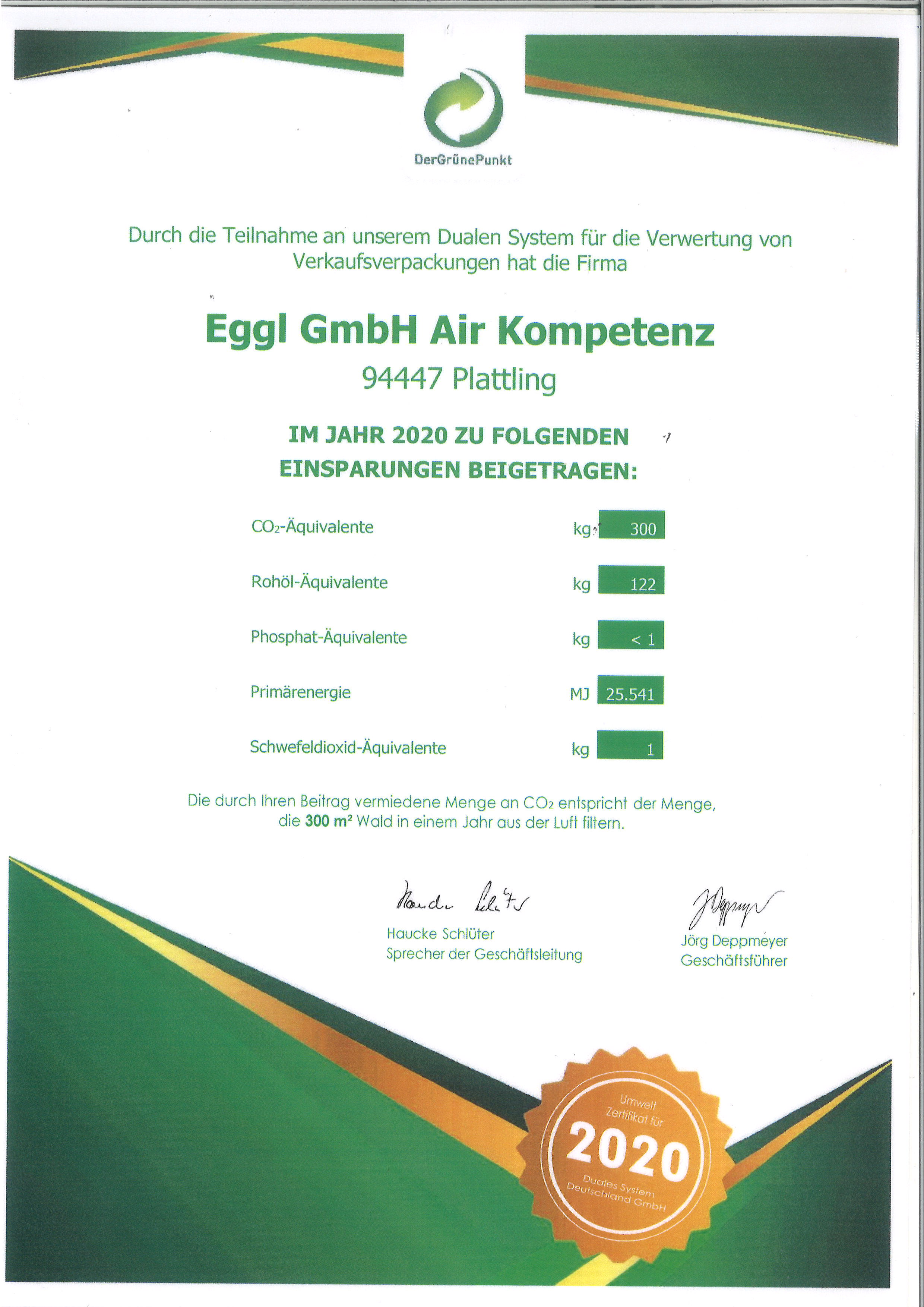 Grüner Punkt DE | Eggl GmbH